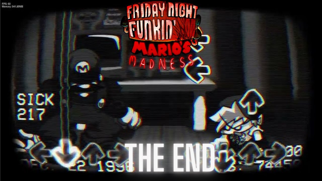 Fnf Mario Madness V2 The End Youtube
