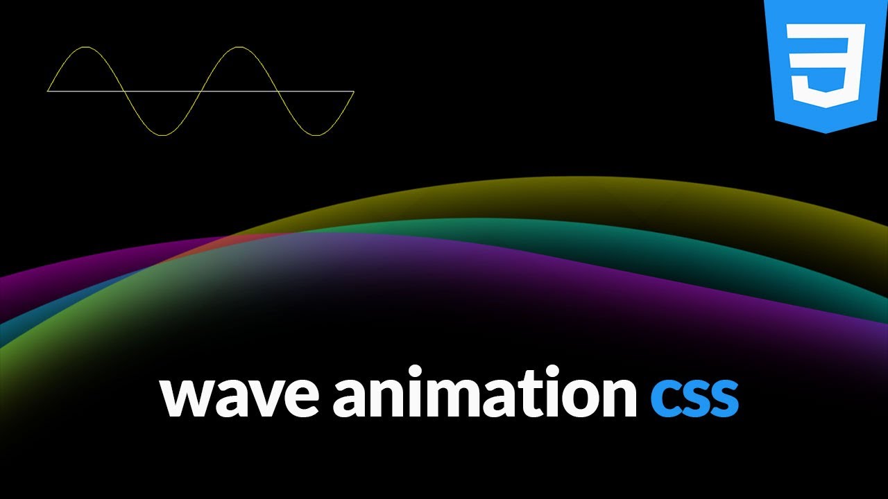 Wave Animation With Pure Css Css Animation Youtube