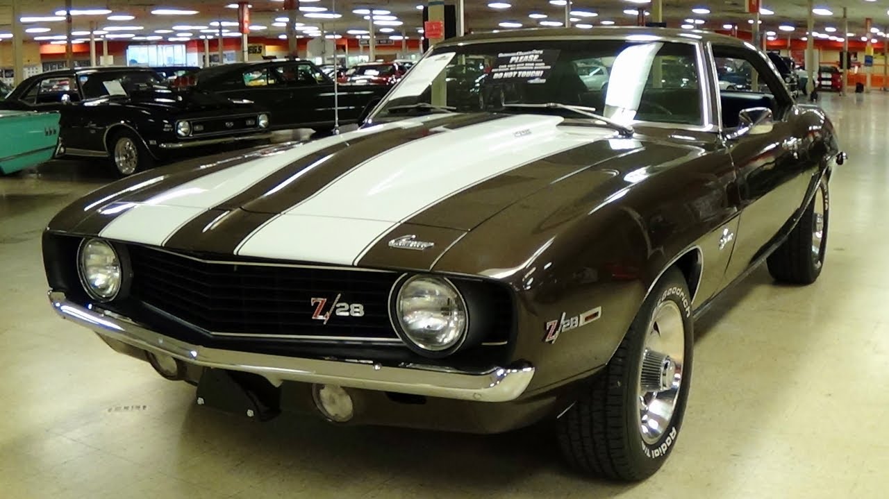 1969 Chevrolet Camaro Z28 302 V8 Four Speed Youtube