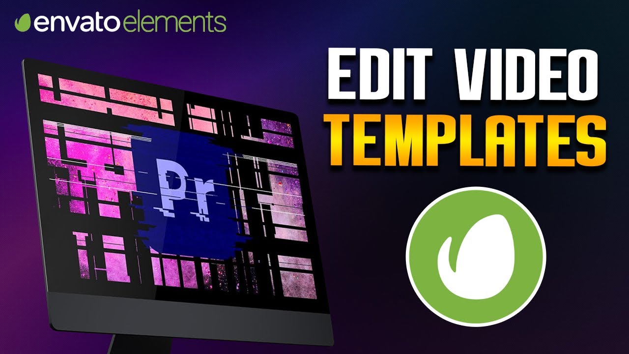How To Edit Envato Elements Video Templates In Premiere Pro Youtube