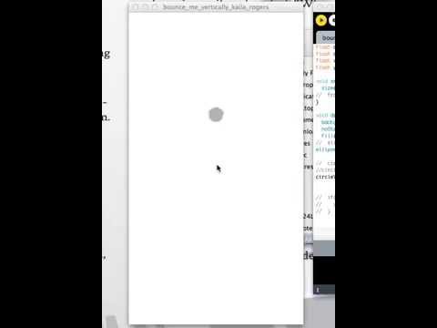 Processing Bouncing Ball 1 Youtube