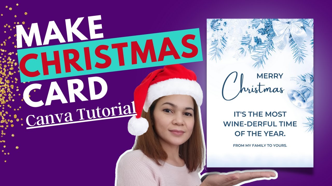 How To Make A Christmas Card In Canva Christmas Greetings Canva