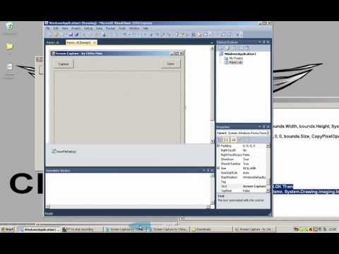 Screen Capture Visual Basic Tutorial Youtube