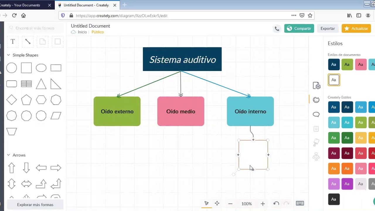 Aprende A Crear Organizadores Gráficos Con Creately Youtube
