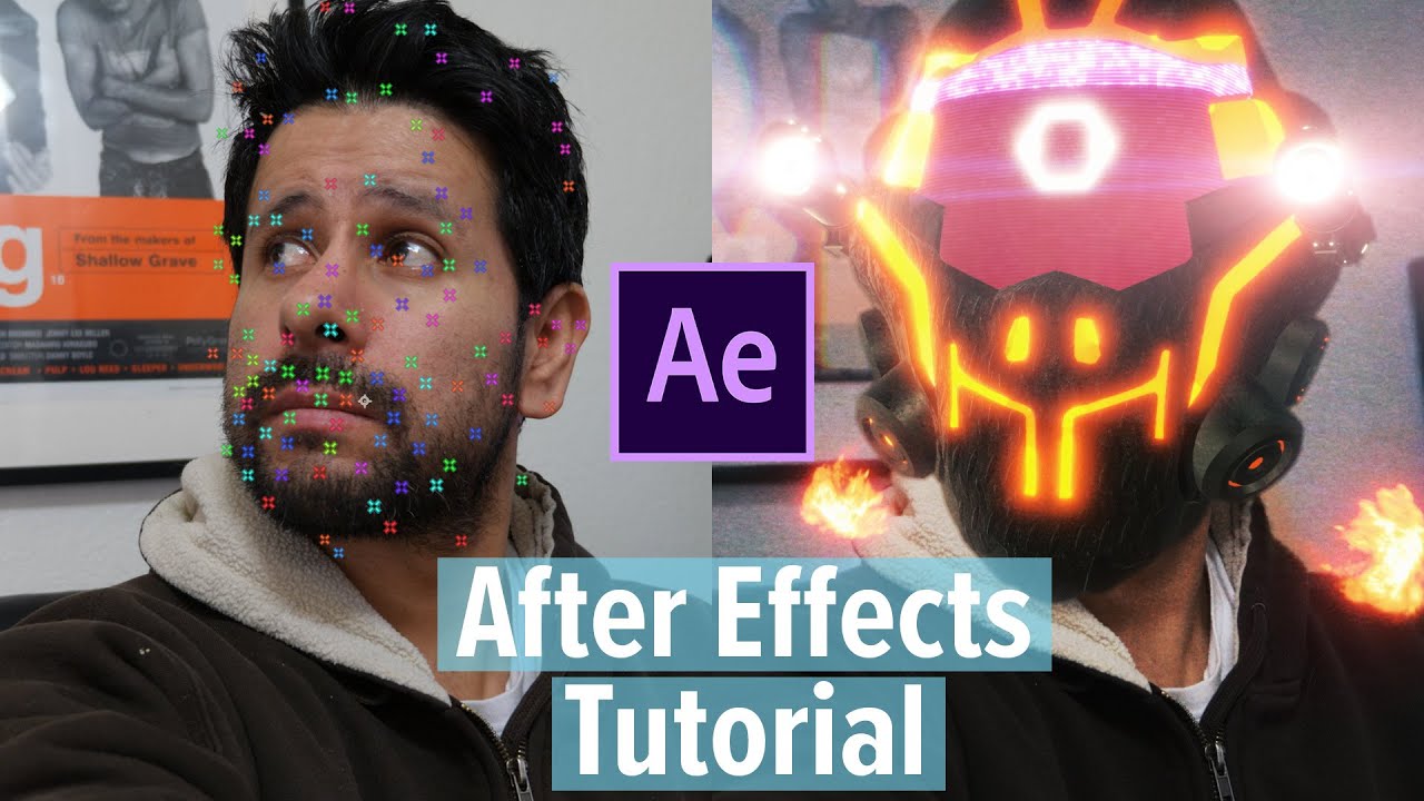 3d Face Tracking Tutorial After Effects Element 3d Youtube
