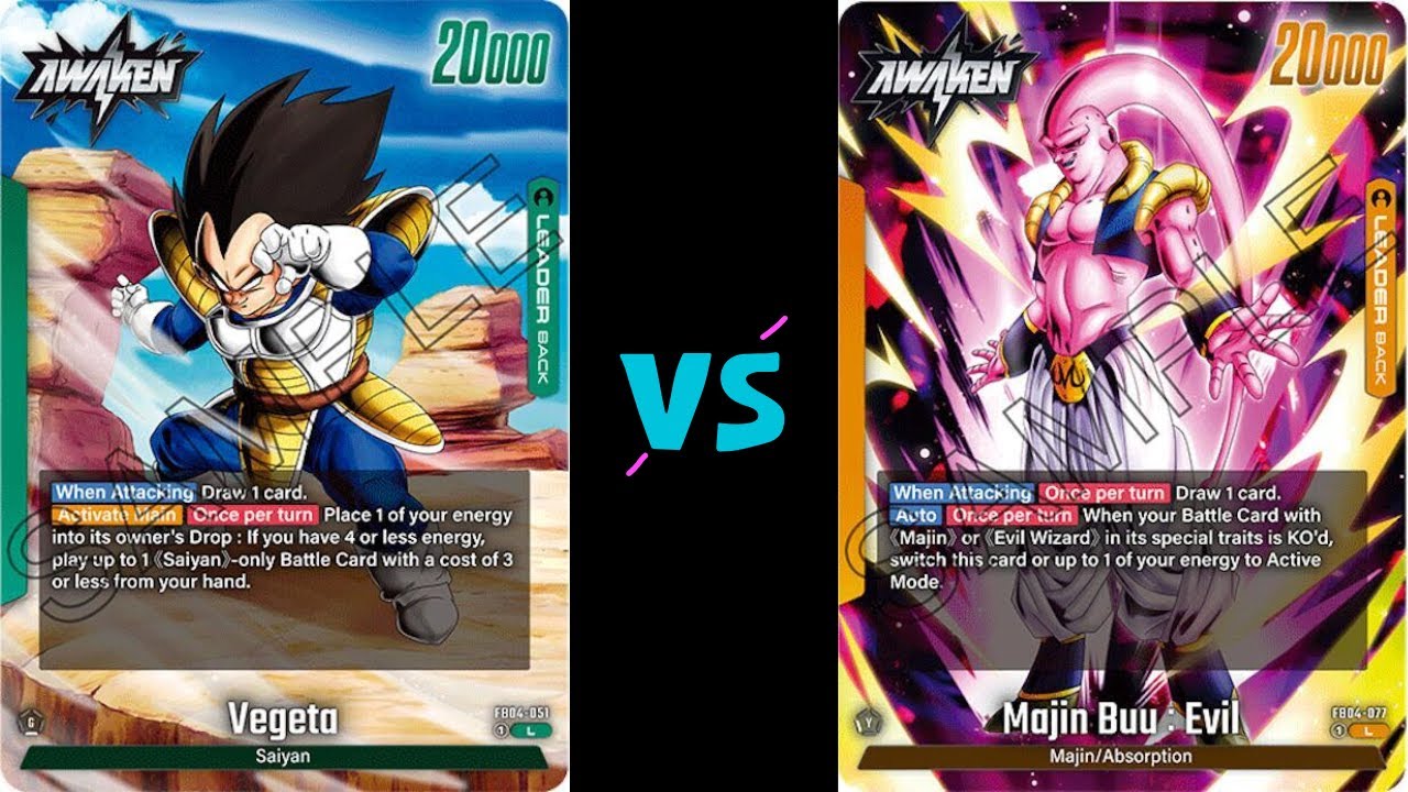 Evil Buu Vs Majin Vegeta