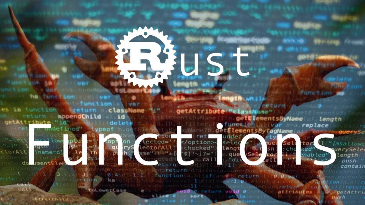 Functions Rust Youtube