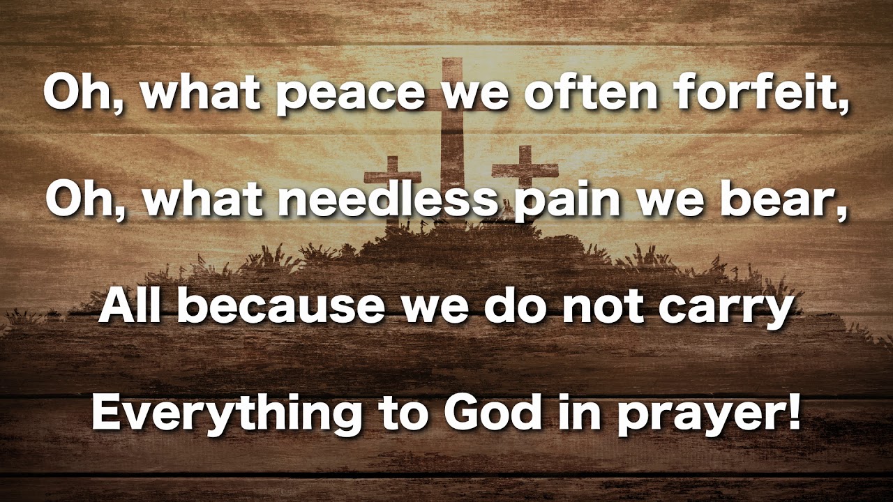 What A Friend We Have In Jesus Instrumental Chords Chordify