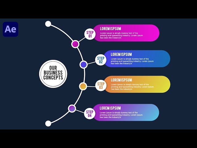 Animated Infographic Chart After Effects Tutorial Animated
