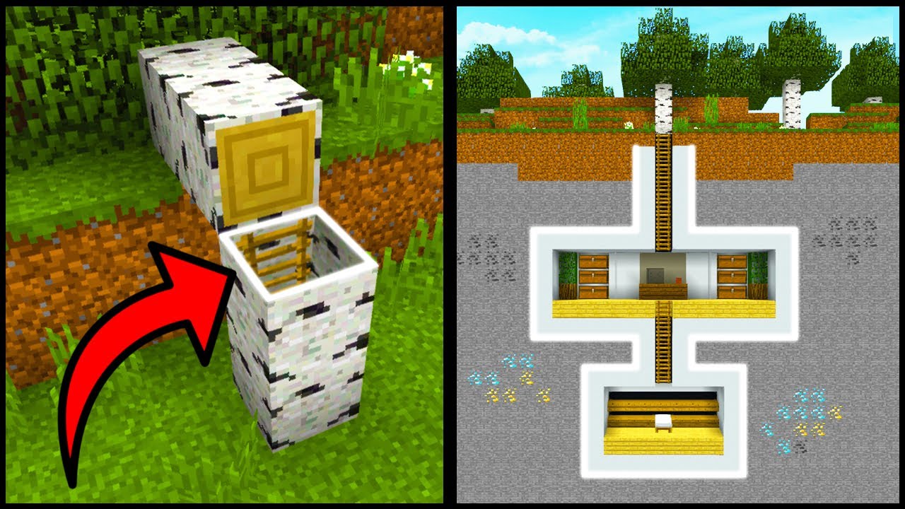 Easy Secret Base Ideas In Minecraft You Can Build Today Think Different