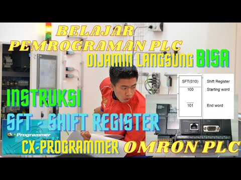 Shift Register Cx Programmer Versi Indonesia Youtube