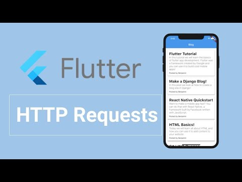Flutter Tutorial Http Requests Future Builder Youtube