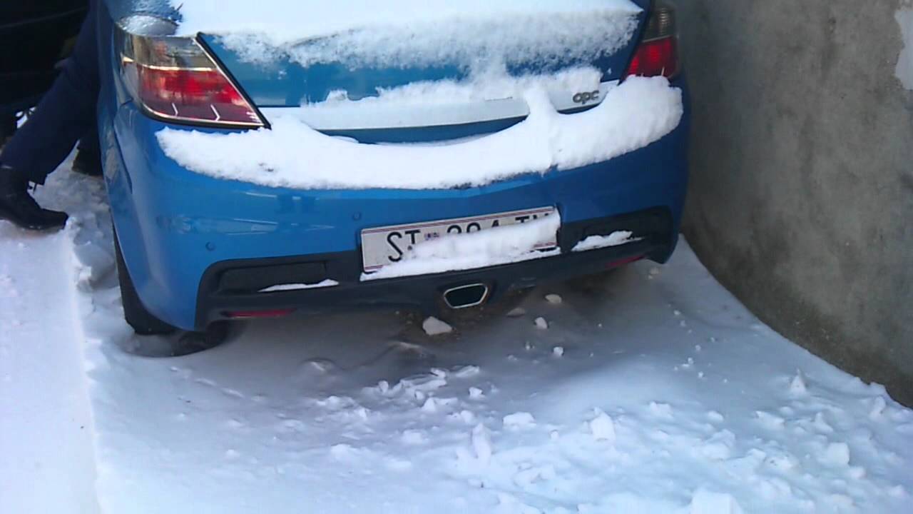 Opel Astra H Opc Cold Start Youtube