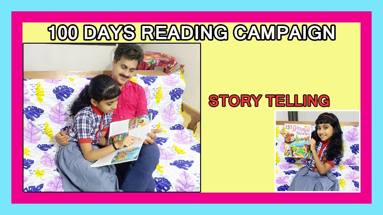 100 Days Reading Campaign Story Telling By Jilshiya Jiljo Kv No Ii