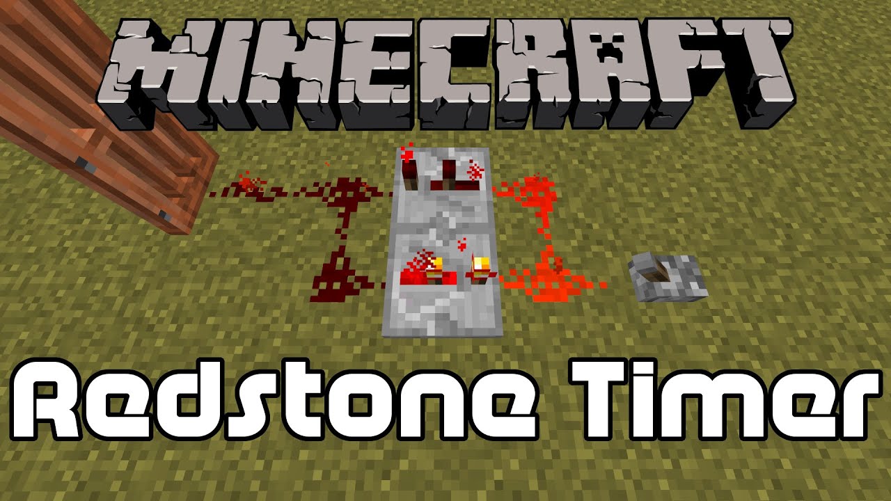 How To Make A Redstone Timer In Minecraft Youtube
