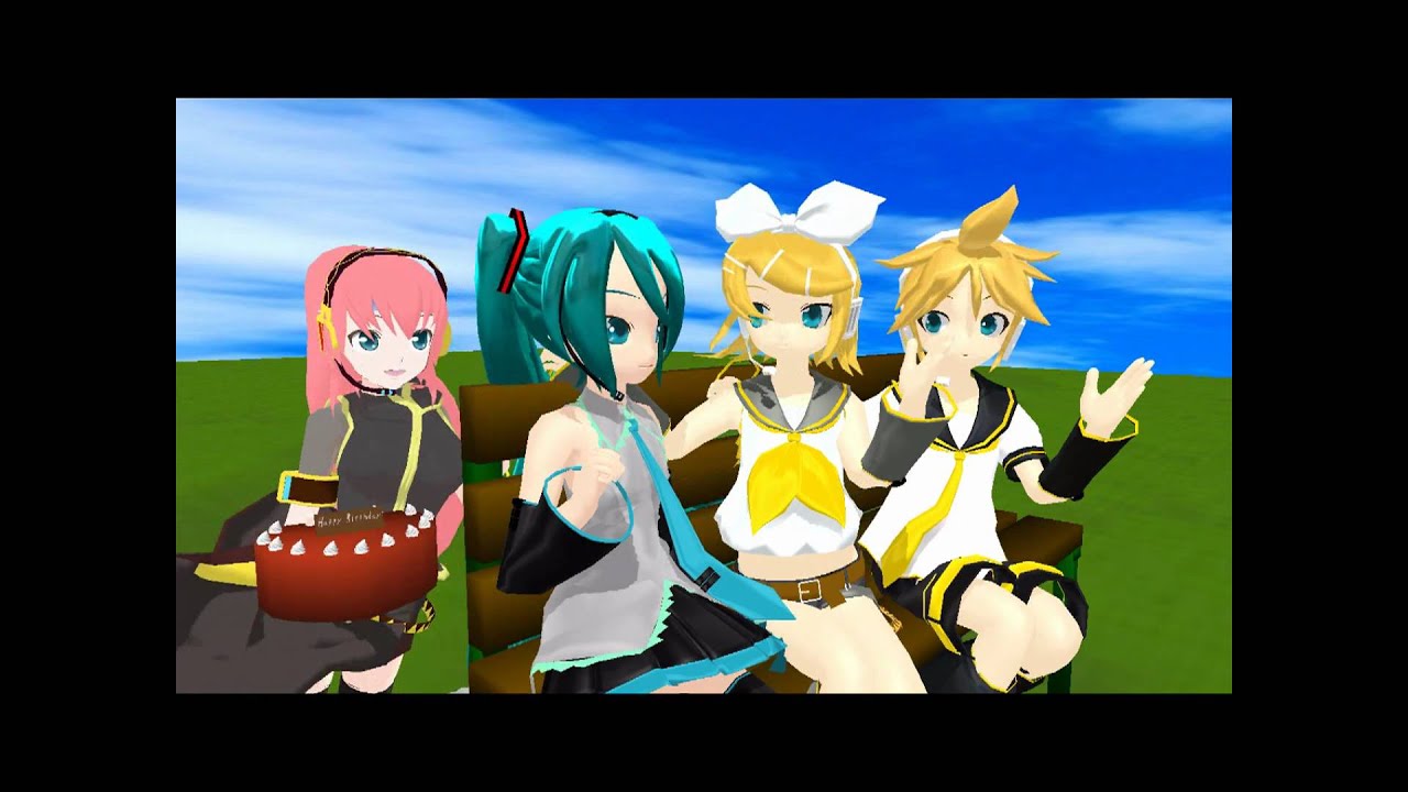 Mmd Happy Birthday Miku Youtube