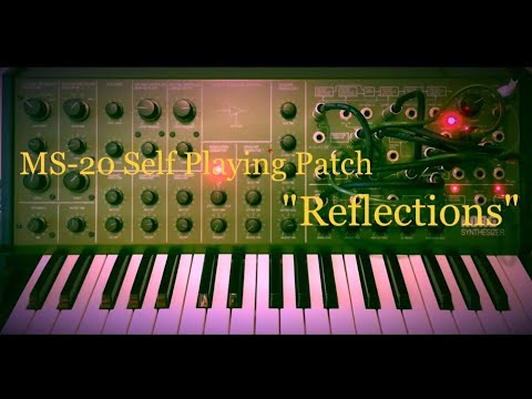 Korg Ms 20 Reflections Self Playing Patch Youtube