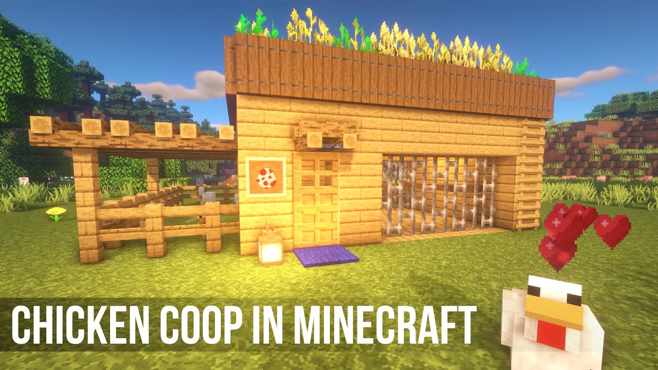 Get How To Make A Chicken Coop Minecraft Png