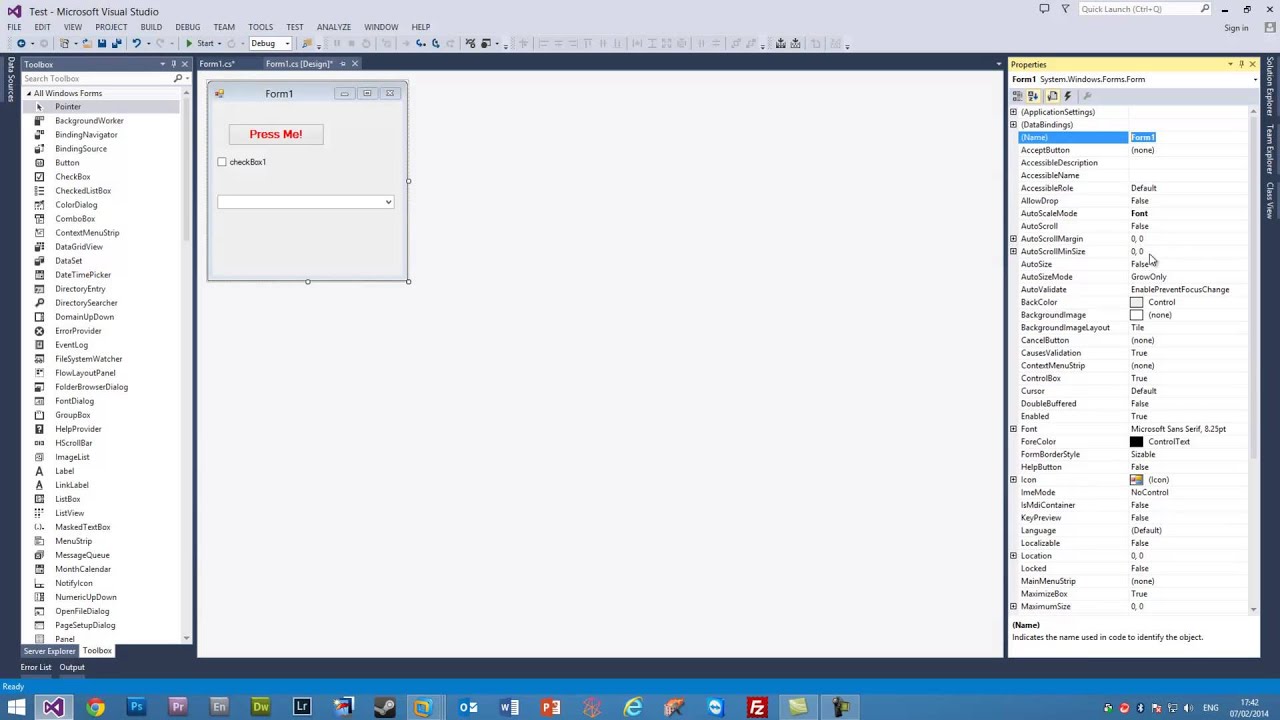 Visual Studio Tutorial Getting Started Youtube