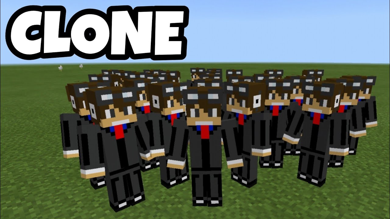 Clone Yourself In Minecraft Bedrock Youtube