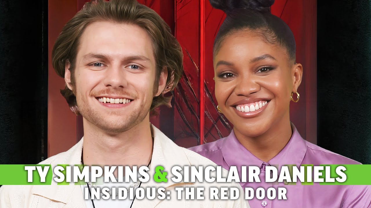 Insidious The Red Door Interview Ty Simpkins Sinclair Daniel Youtube