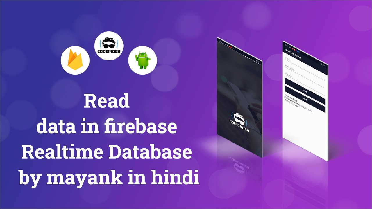 Read Data In Firebase Realtime Database In Hindi Valueeventlistener