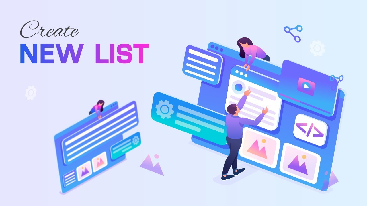 How To Create New List Using List Builder Youtube