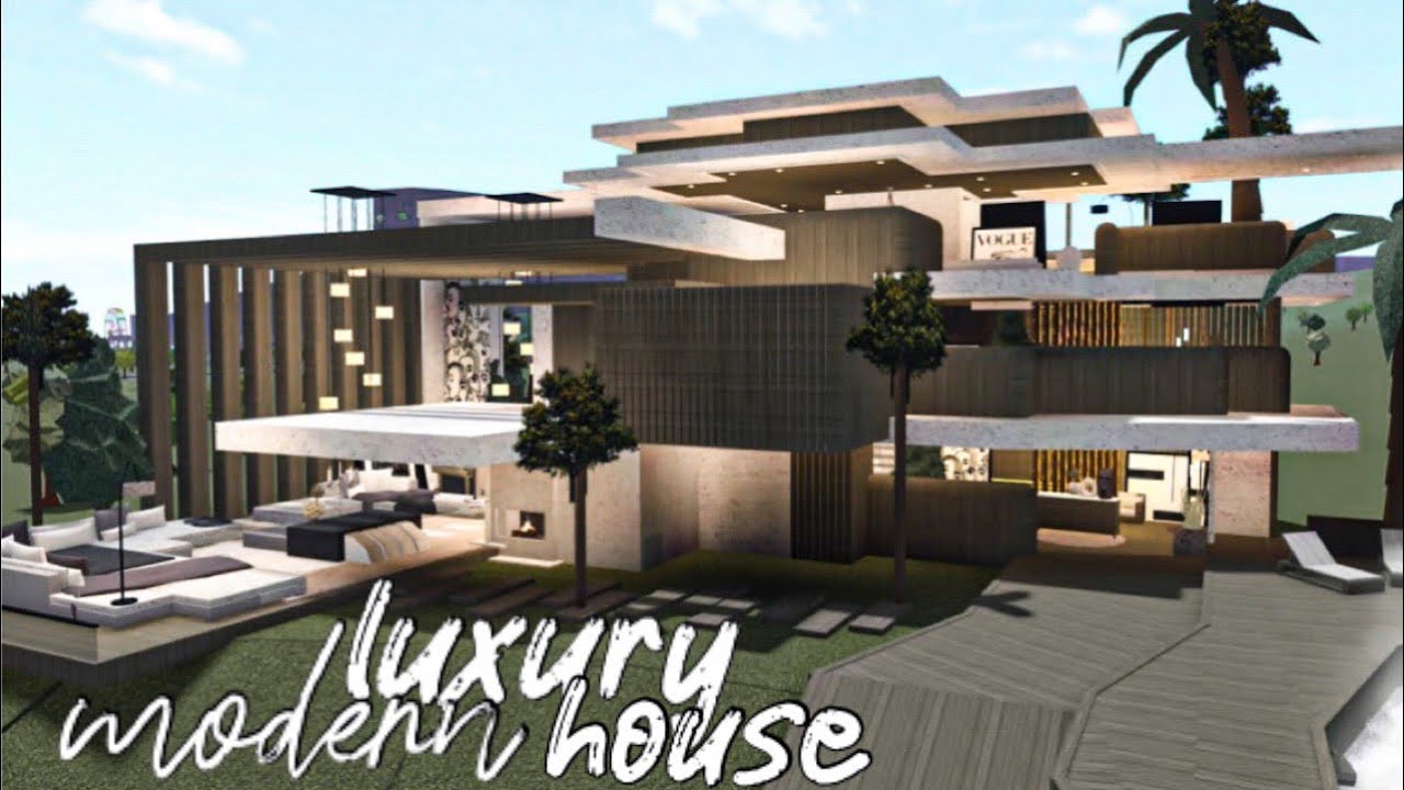 Luxury Modern Mansion Bloxburg