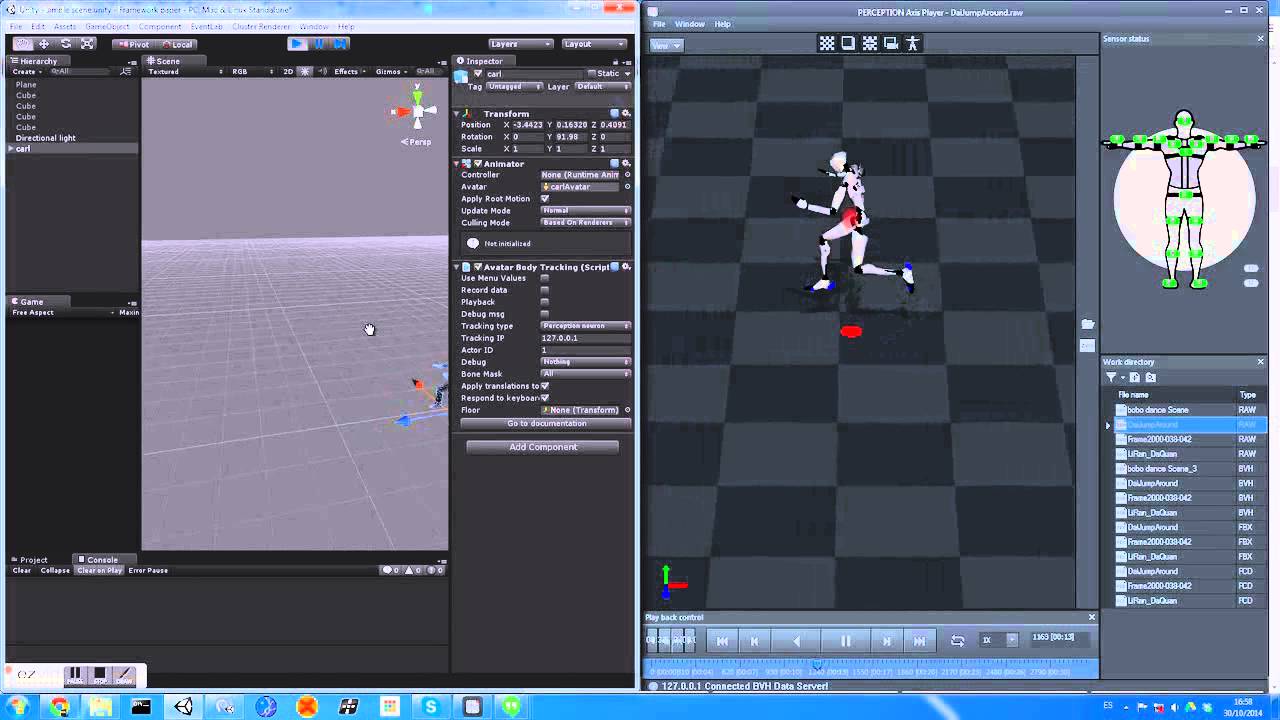 Unity Perception Neuron Youtube