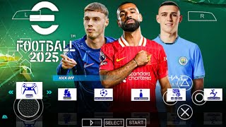 Efootball Pes 2025 Ppsspp Mod Fc 25 Download Mediafire Atualizado Faces ...