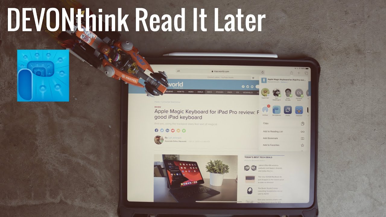 Devonthink Read It Later Youtube