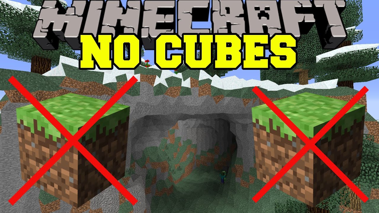 Minecraft No Cubes Minecraft Is Forever Changed Mod Showcase Youtube