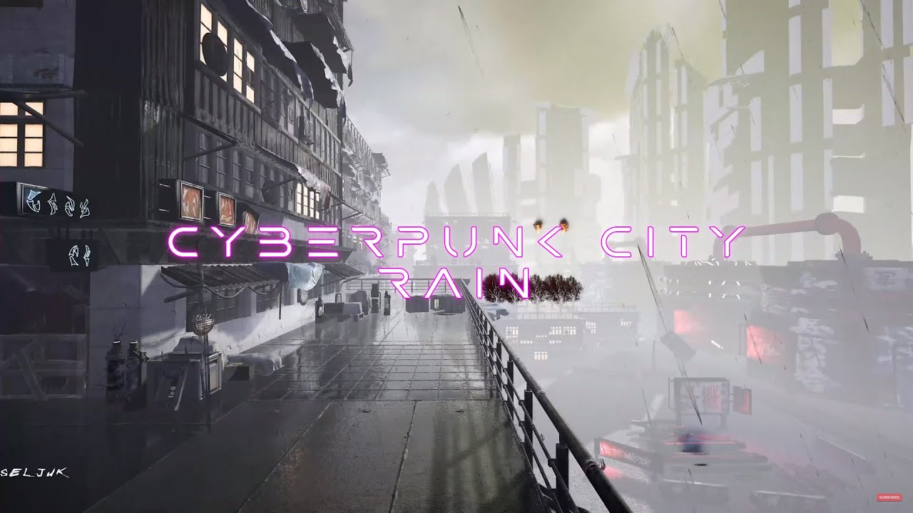 Scifi Cyberpunk City Ambience Sounds