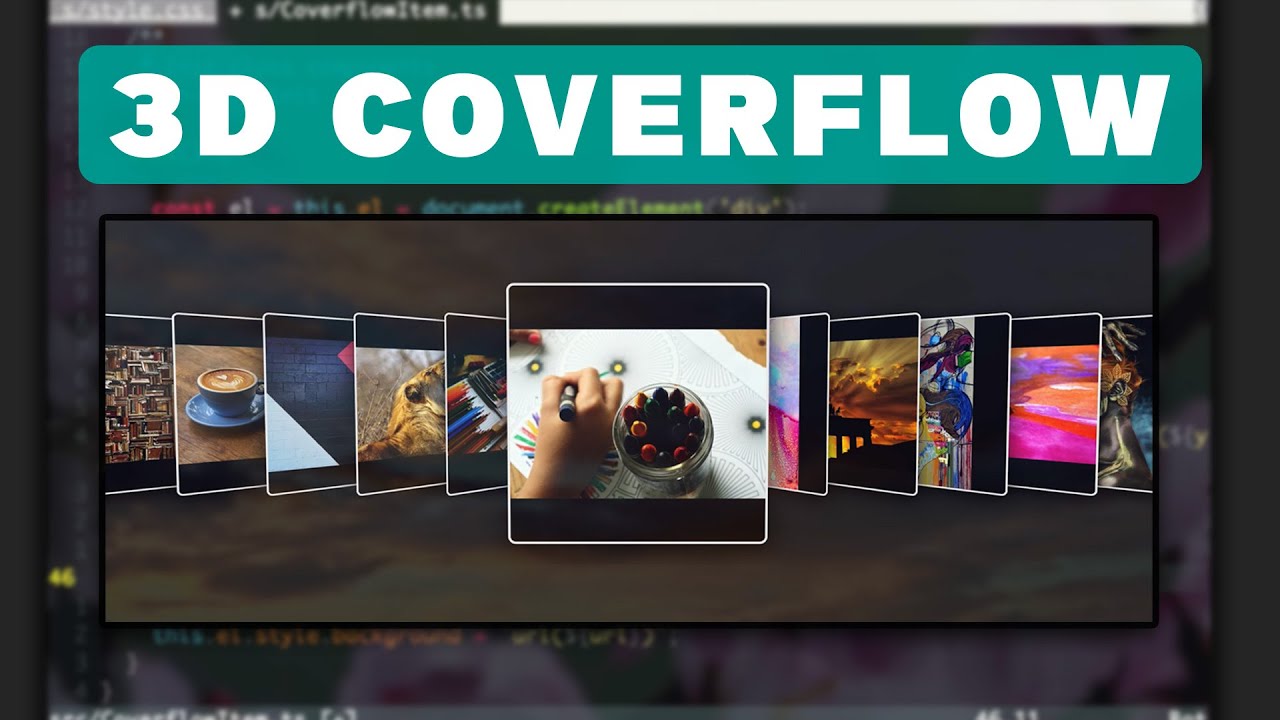 How To Create Beautiful 3d Coverflow Gallery With Css 3d And Typescript