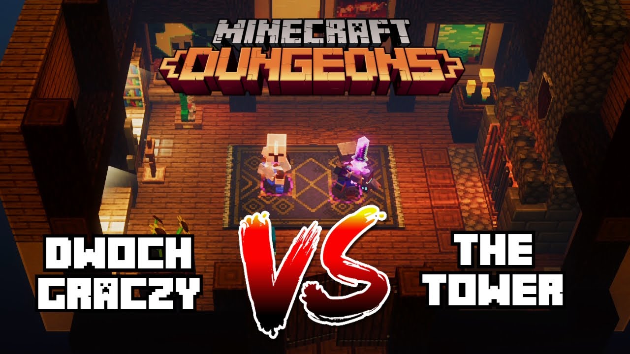 Minecraft Dungeons Dwóch Graczy Vs The Tower W Waffelkamilatus
