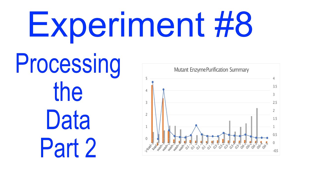 Processing The Data From Experiment 8 Part 2 Youtube