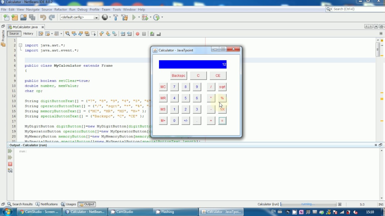 Scientific Calculator In Java Netbeans Source Code At Harvey Rosas Blog