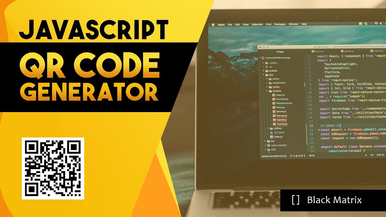 Javascript Tutorial How To Generate Qr Code Using Javascript Youtube