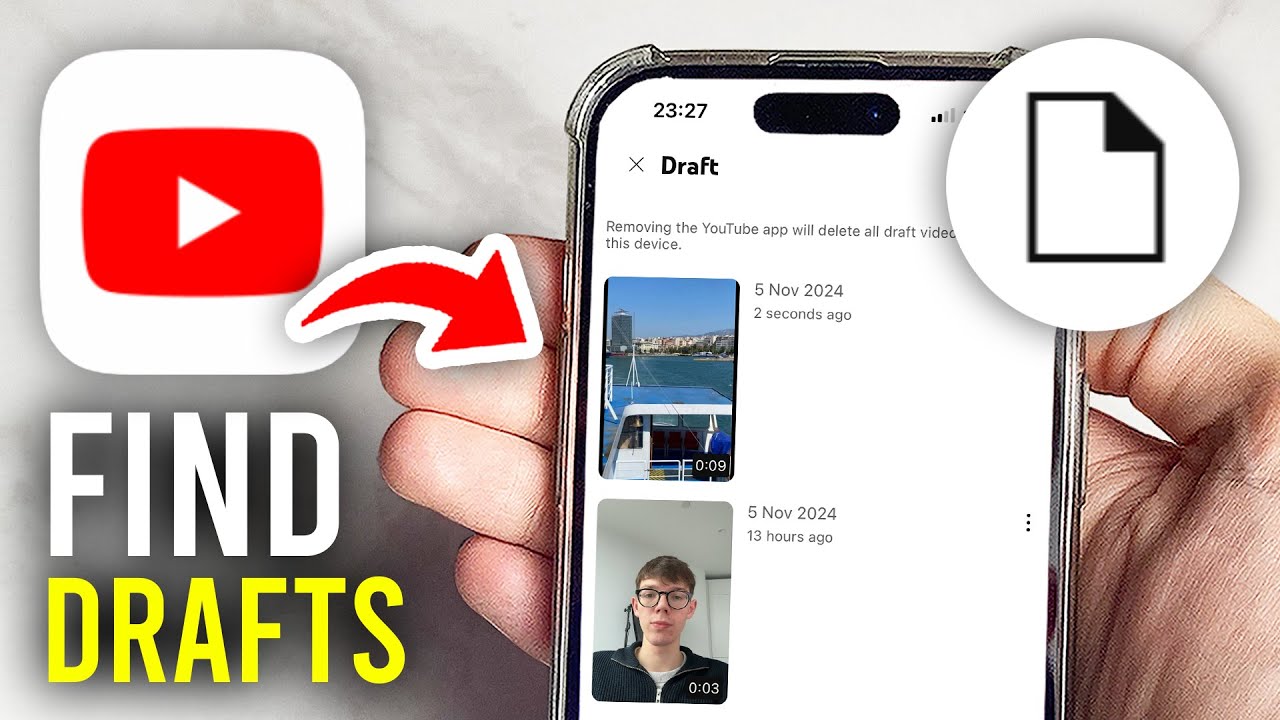 How To Find Draft Videos On Youtube Full Guide Youtube