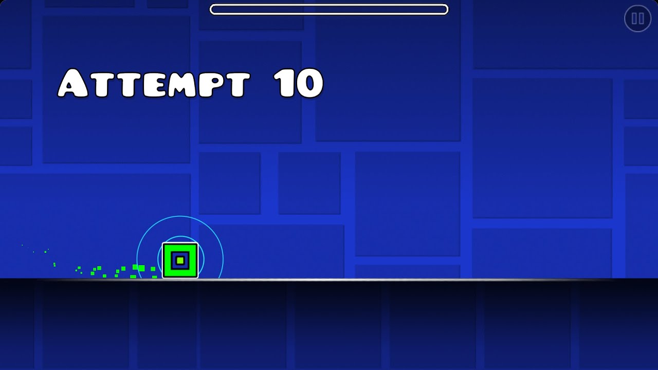 First Time Playing Geometry Dash Youtube
