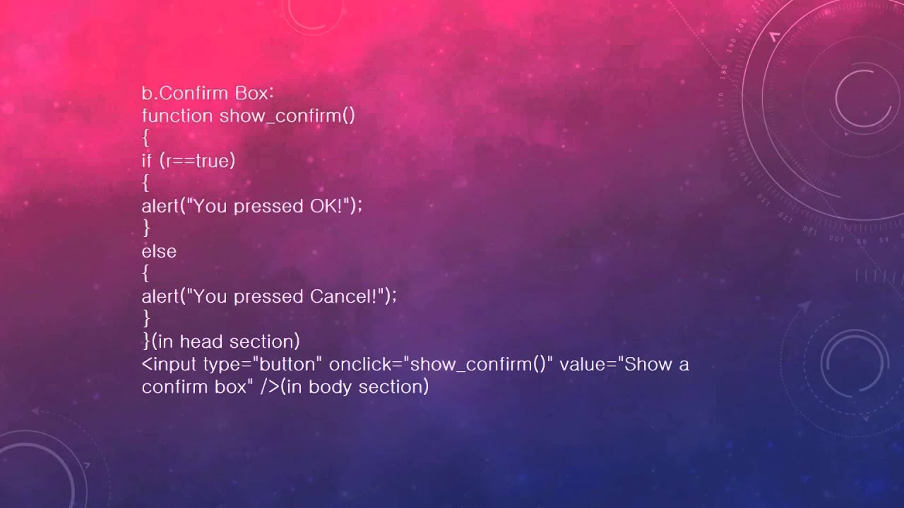 Javascript Codes Tutorial Youtube