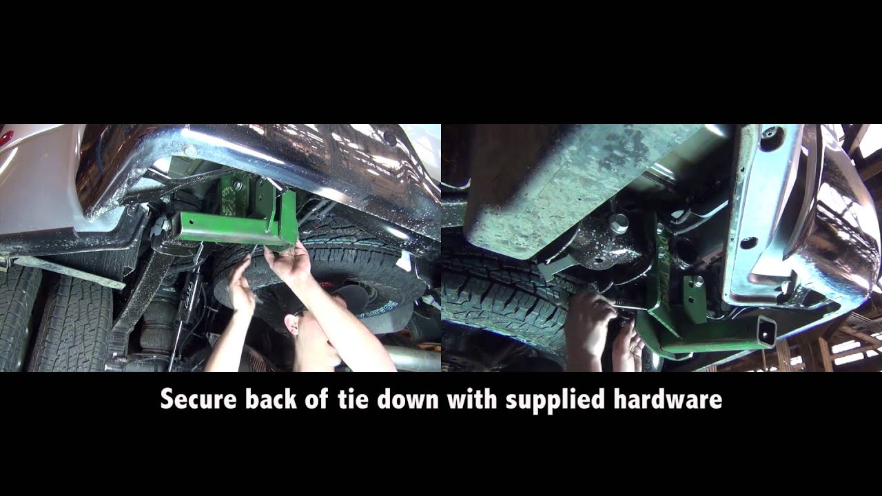 Rear Tie Down Install Torklift International 2015 Dodge Ram 3500