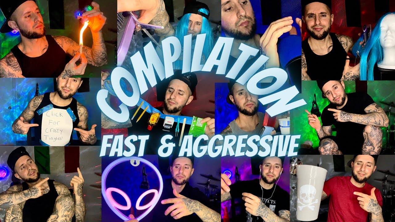 Asmr The Ultimate Fast Aggressive Compilation Quick Cuts Youtube