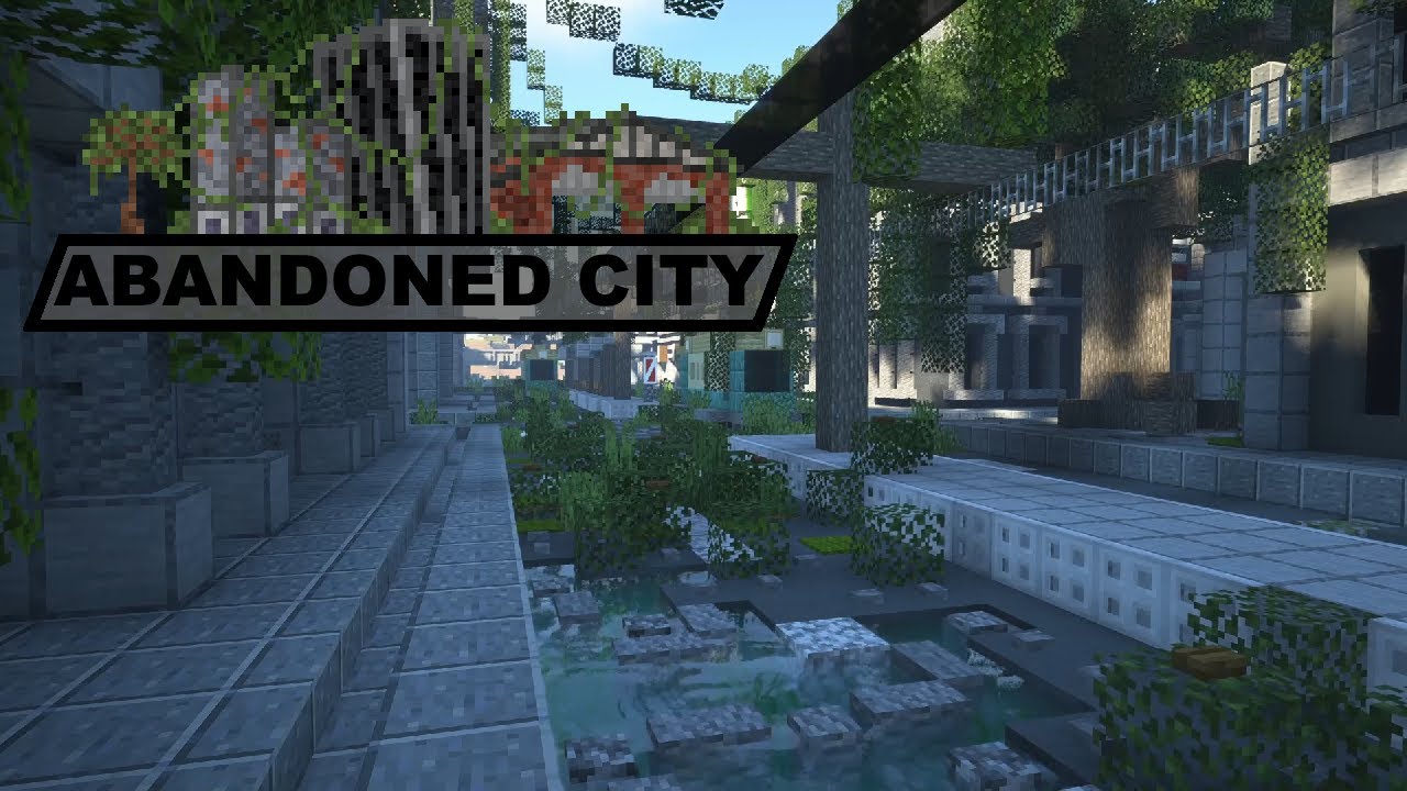 Abandoned City In Minecraft World Tour Youtube
