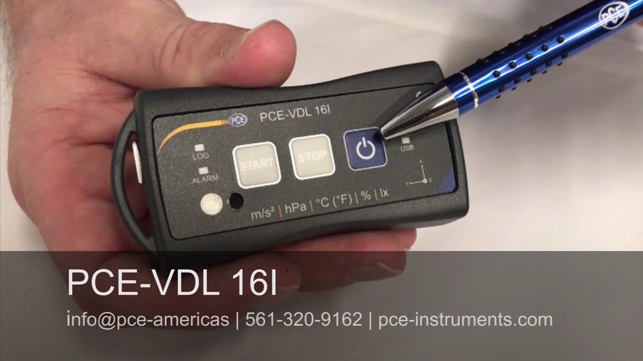 Pce Pce Vdl 24i Vibration Data Logger 3 Axis Tequipment 51 Off