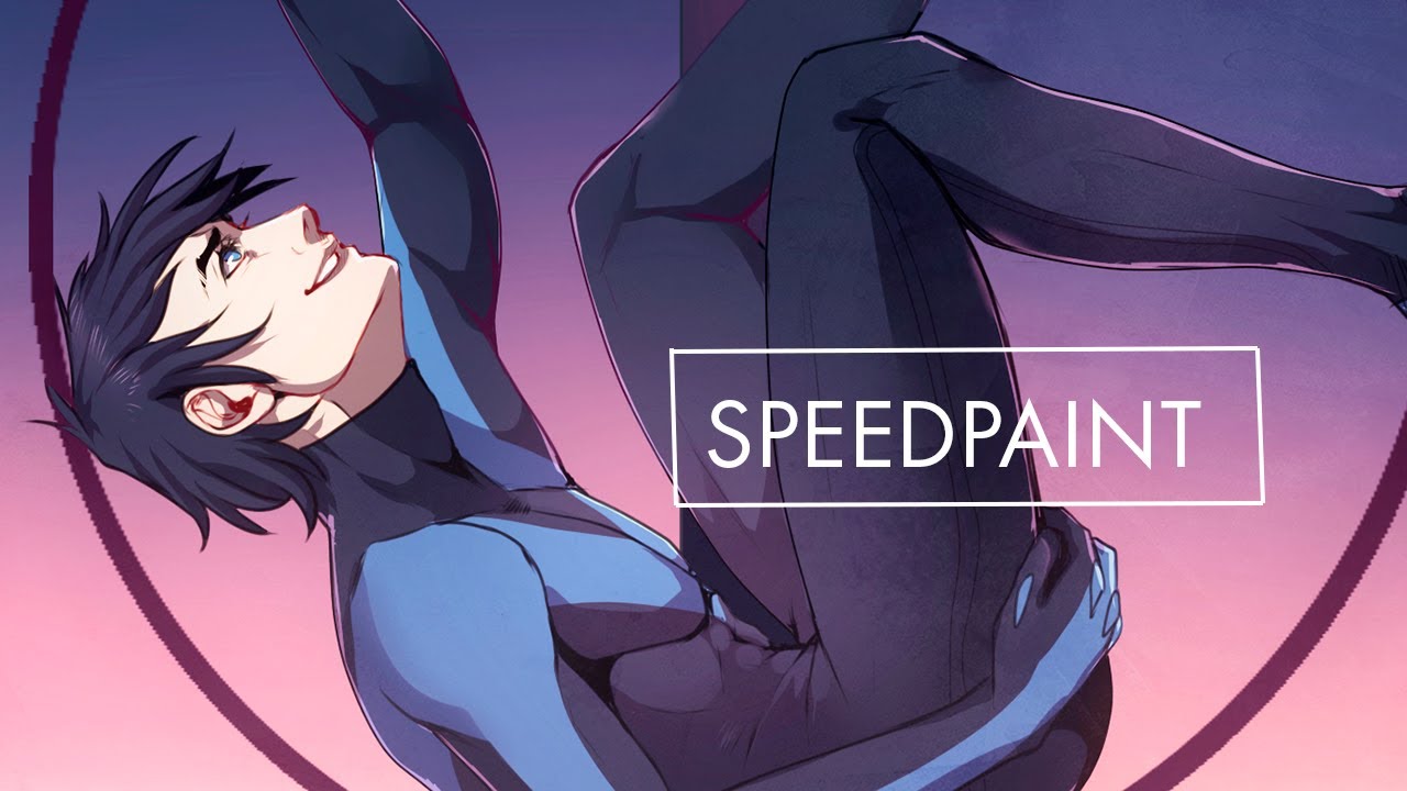 Dick Grayson Speedpaint Youtube