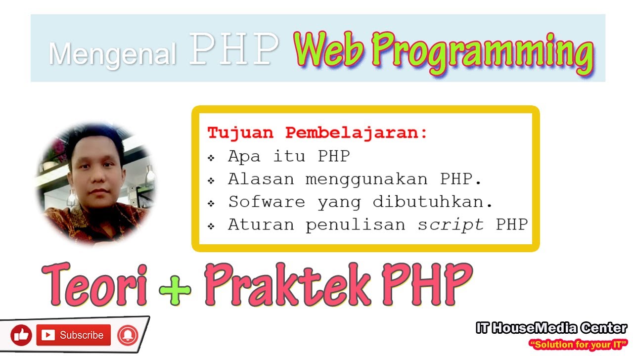 Pengenalan Php Full Materi Youtube