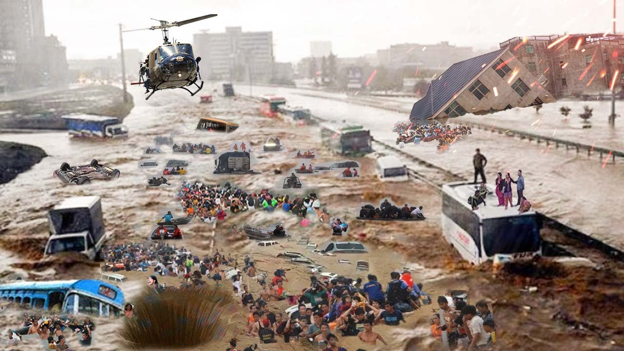 Scary Footages Most Monster Flash Floods In The World Caught On Camera