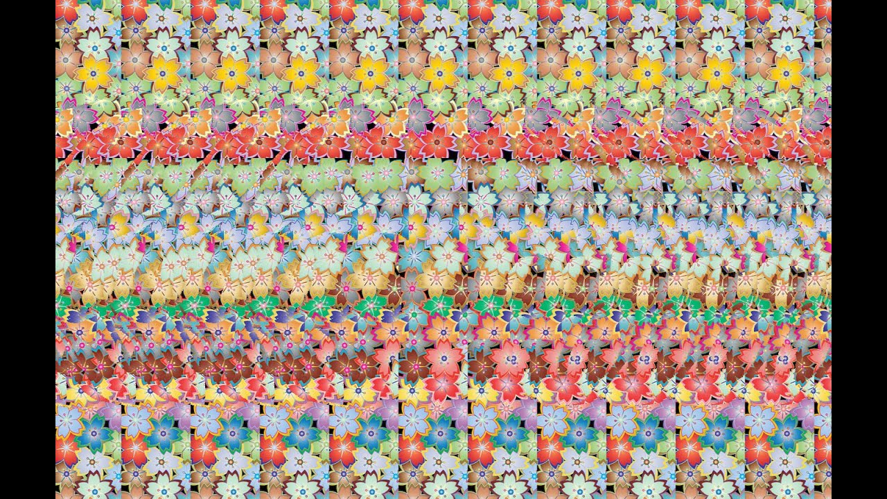 50 Amazing 3d Stereograms Magic Eye Youtube