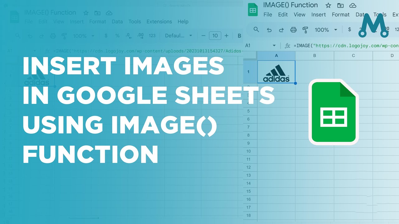 Insert Images Dynamically In Google Sheets Using Image Function Youtube